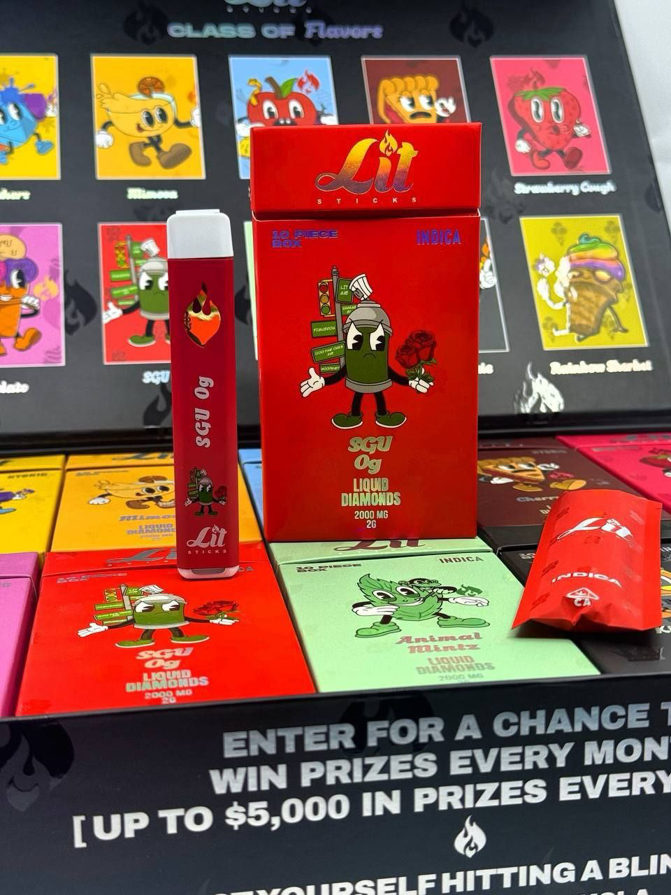 #1 best lit sticks disposable - Elevated Smoker